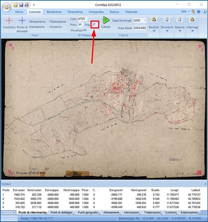 Mappe d'impianto e rilievi sopra la cartografia catastale - Catasto ...